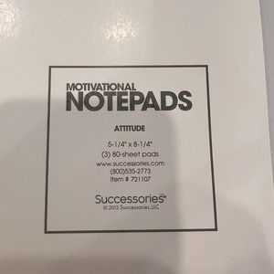 Successories | Office | Successories Attitude Motivational Notepads 2 ...